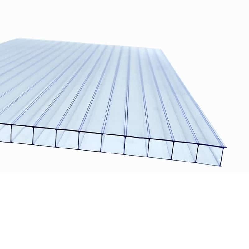 6mm Clear Twinwall Polycarbonate Sheet - LB Supplies