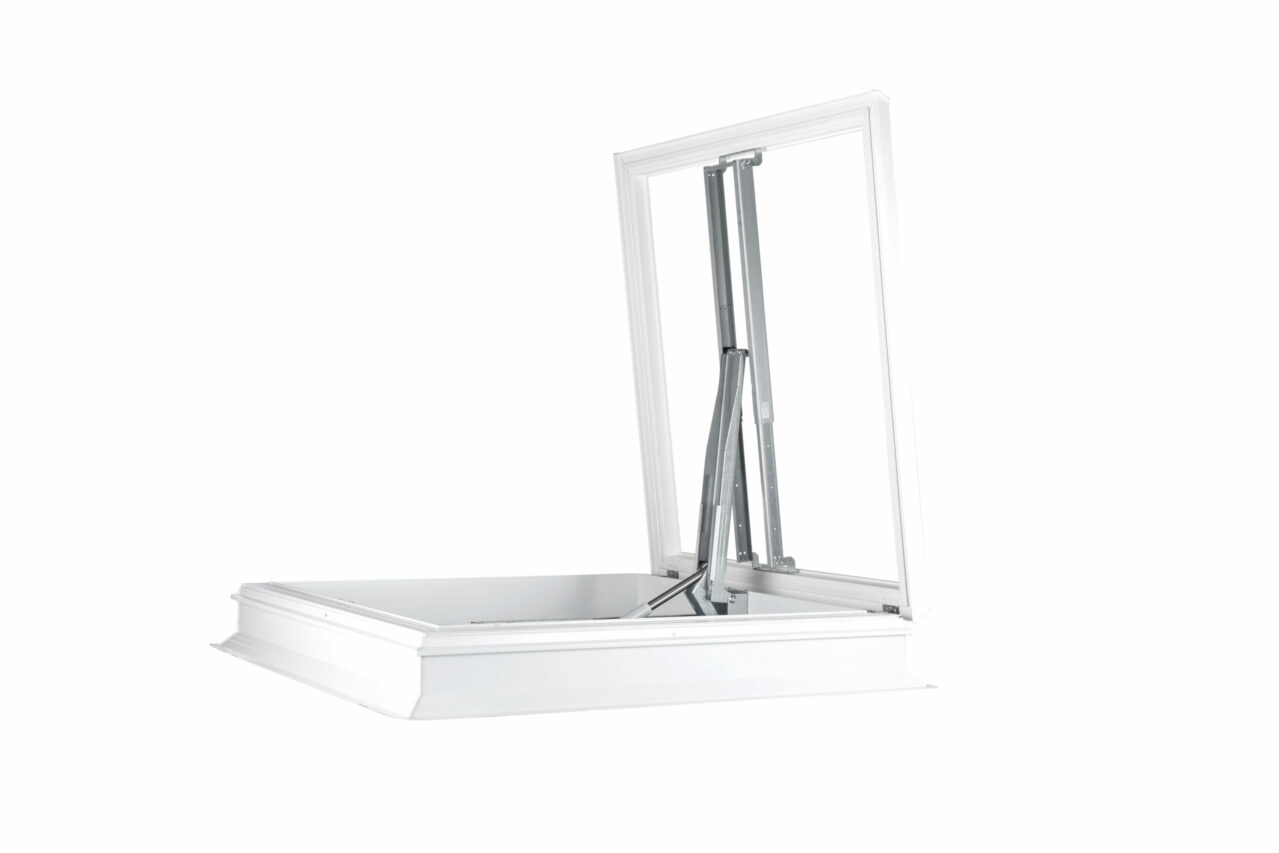 Coxdome AOV Smoke Ventilation Roof Dome Vertical 160mm Kerb - LB Supplies