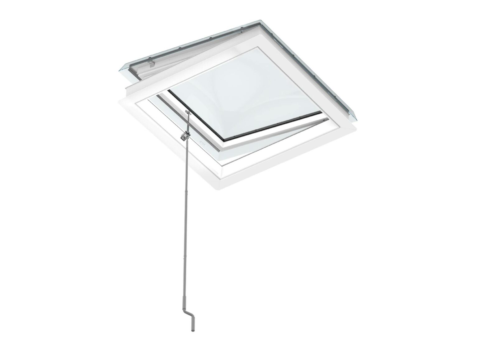 Velux Opaque Polycarbonate Manual Opening Flat Roof Dome - LB Supplies