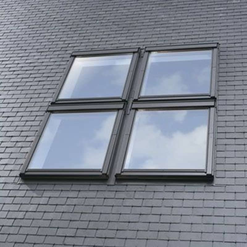 Velux Quattro Combination Slate Pro+ Flashing Set (EKL, BDX & BFX) - LB ...