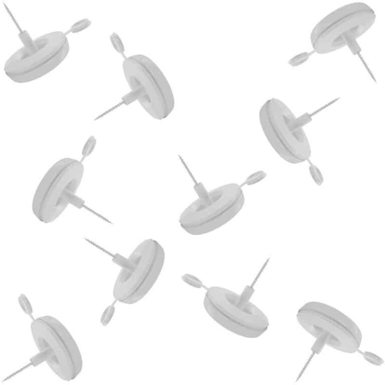 White Fixing Buttons - Packs of 10 - LB Supplies