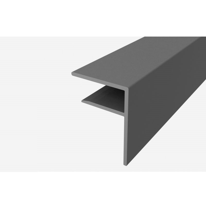 Grey PVC F-Section - LB Supplies