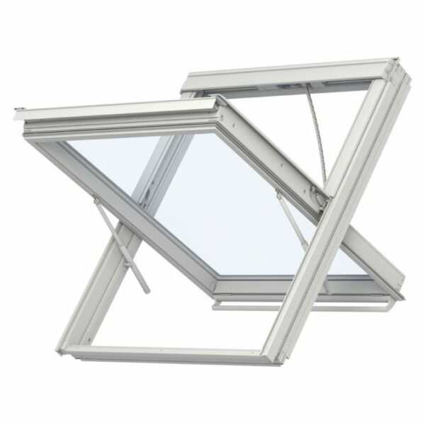Velux Pitched Roof Smoke Vent Window White Painted - LB Supplies