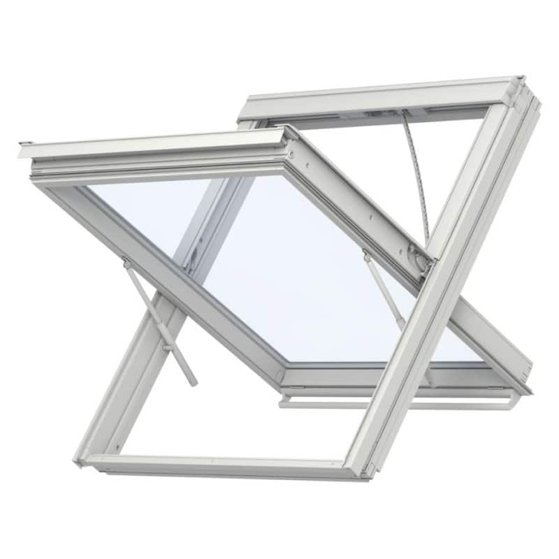 Velux Pitched Roof Smoke Vent Window White Painted - LB Supplies