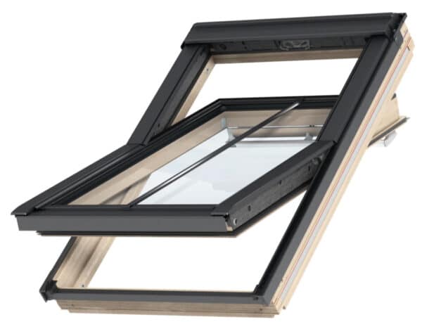 Velux Conservation Manual Centre Pivot Roof Window Pine Lacquered - LB ...