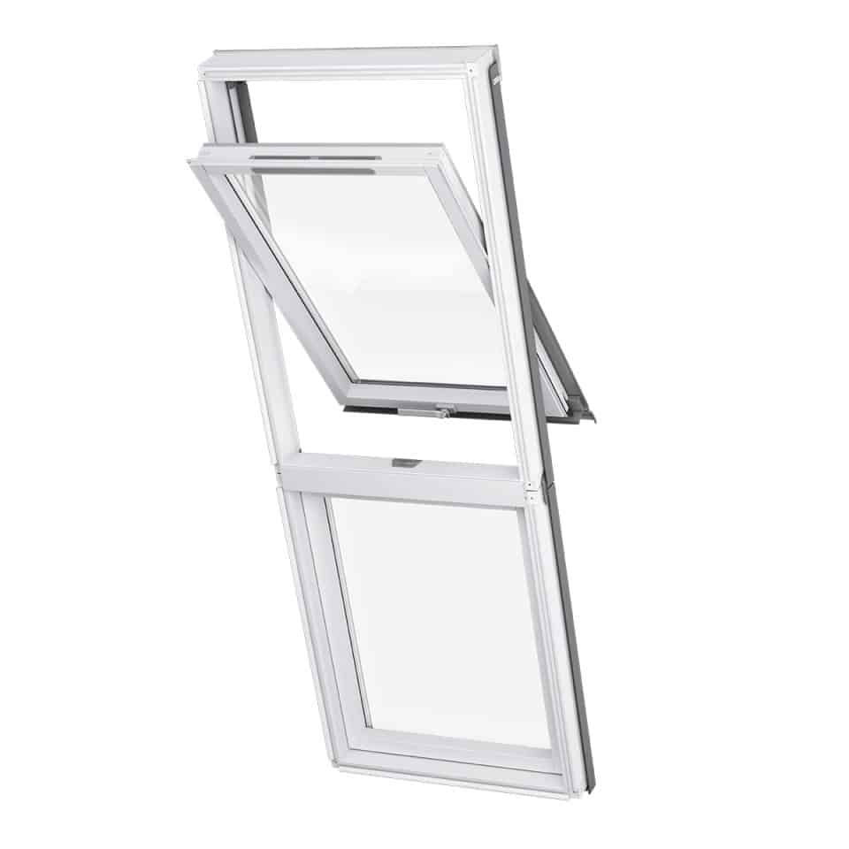 Dakea Vision Energy Sloping Fixed Roof Window White Painted Finish - LB ...
