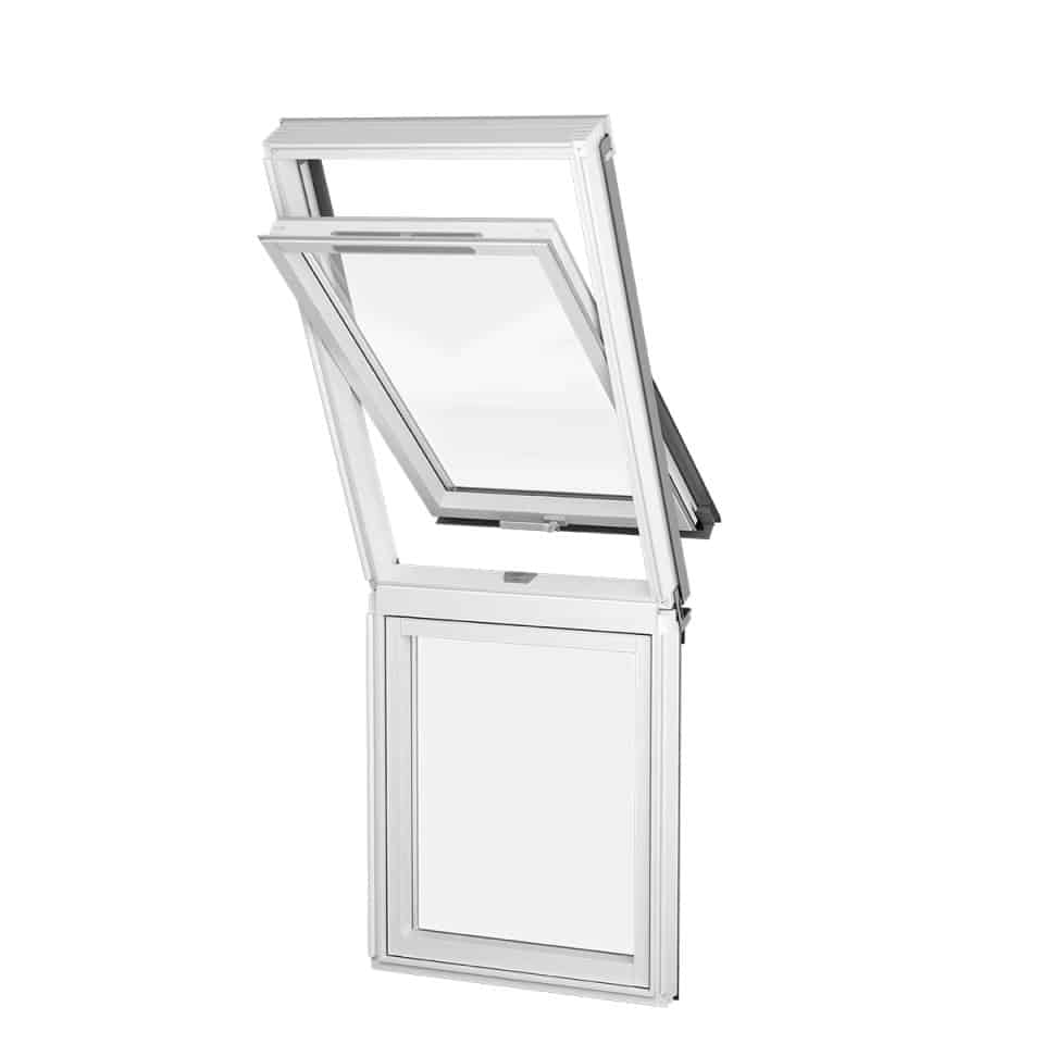 Dakea Vertica Energy Vertical Roof Window White Painted Finish - LB ...