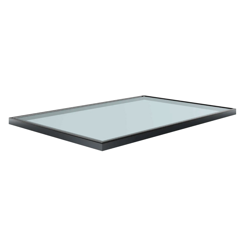 Korniche Aluminium Flat Glass Roof Window - Blue 1.2 U-Value - LB Supplies