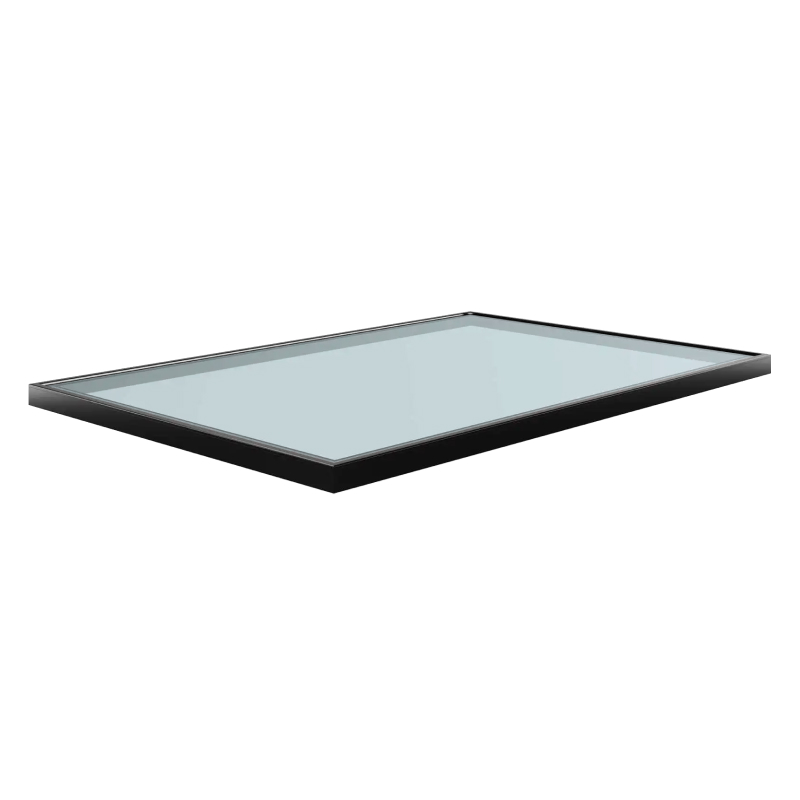 Korniche Aluminium Flat Glass Roof Window - Blue 1.2 U-Value - LB Supplies