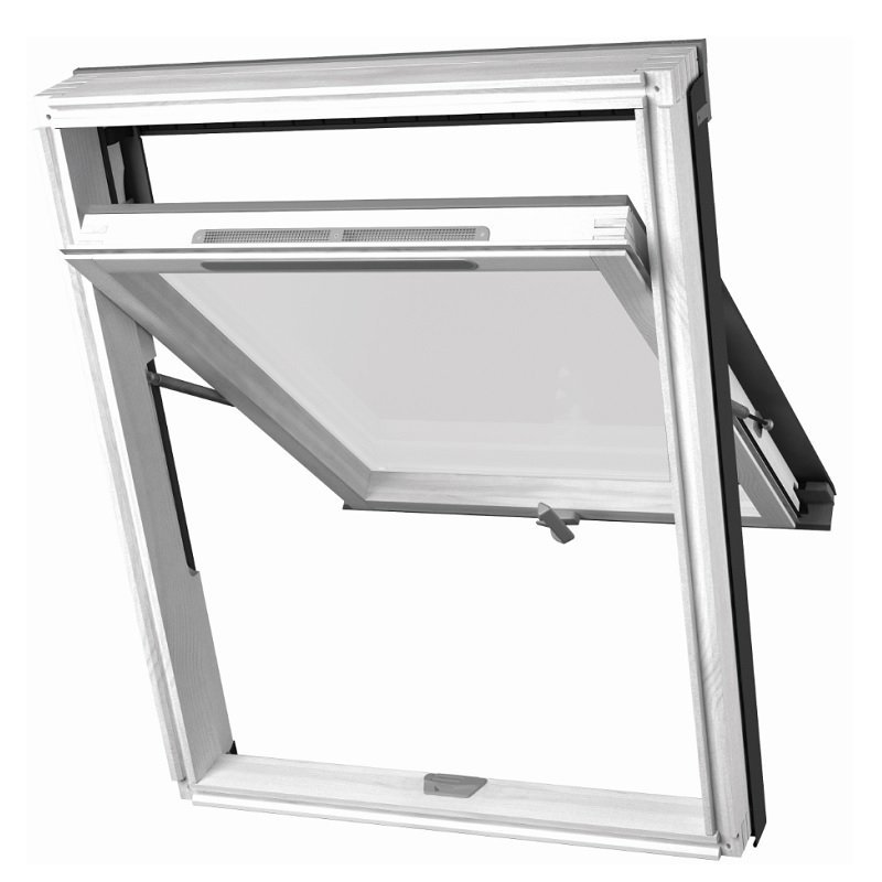 Liteleader Ecoview High Pivot Roof Window White Painted - LB Supplies