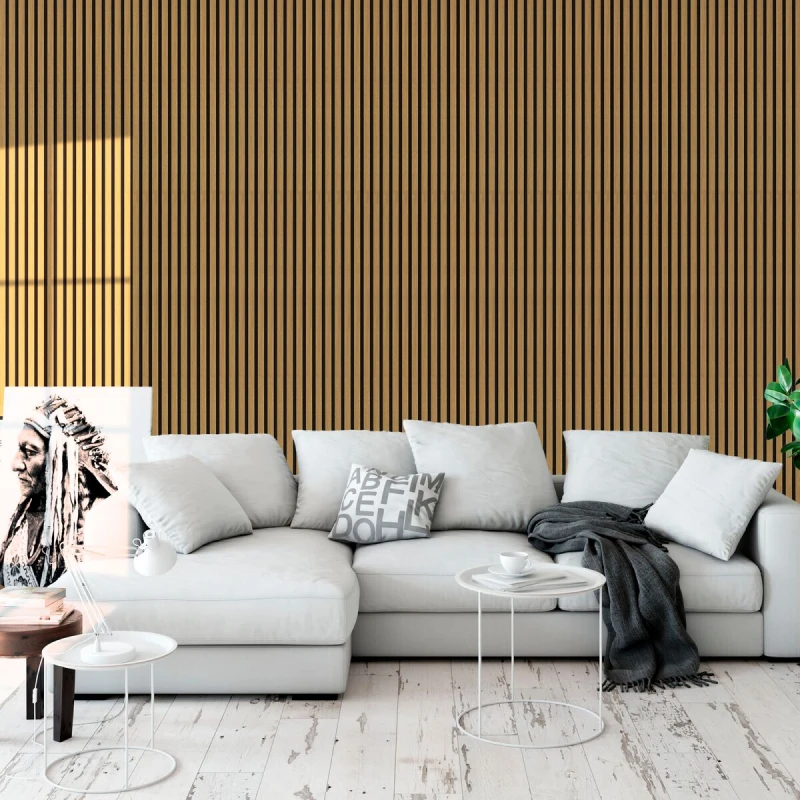 Zest Acoustic Panel 600mm - Contemporary Oak - LB Supplies